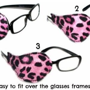 Kids and Adults Handmade Orthoptic Over Glasses Eye Patch for Lazy Eye ...