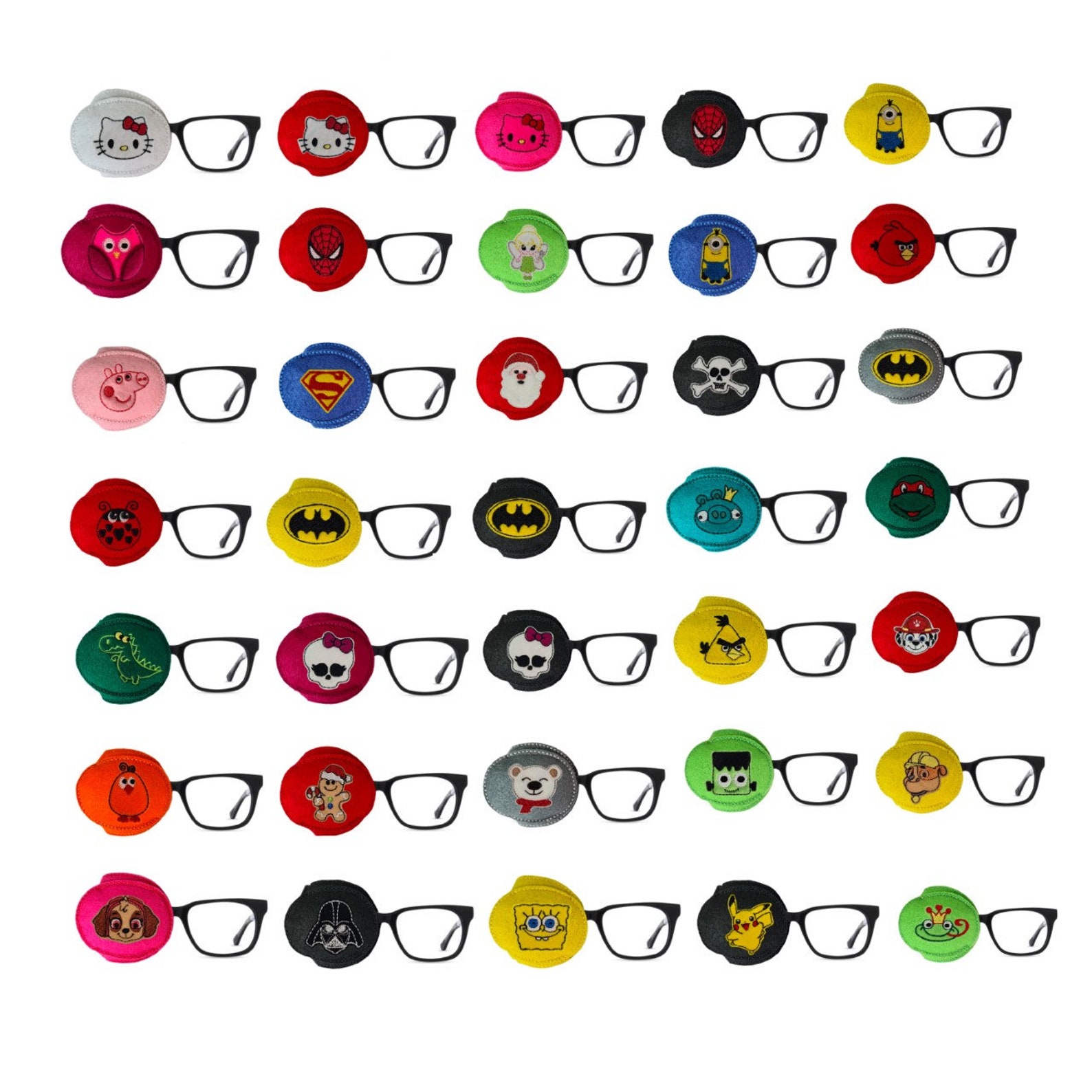Out of Order Eye Patch for Glasses, Amblyopia Treatment, Post Op ...