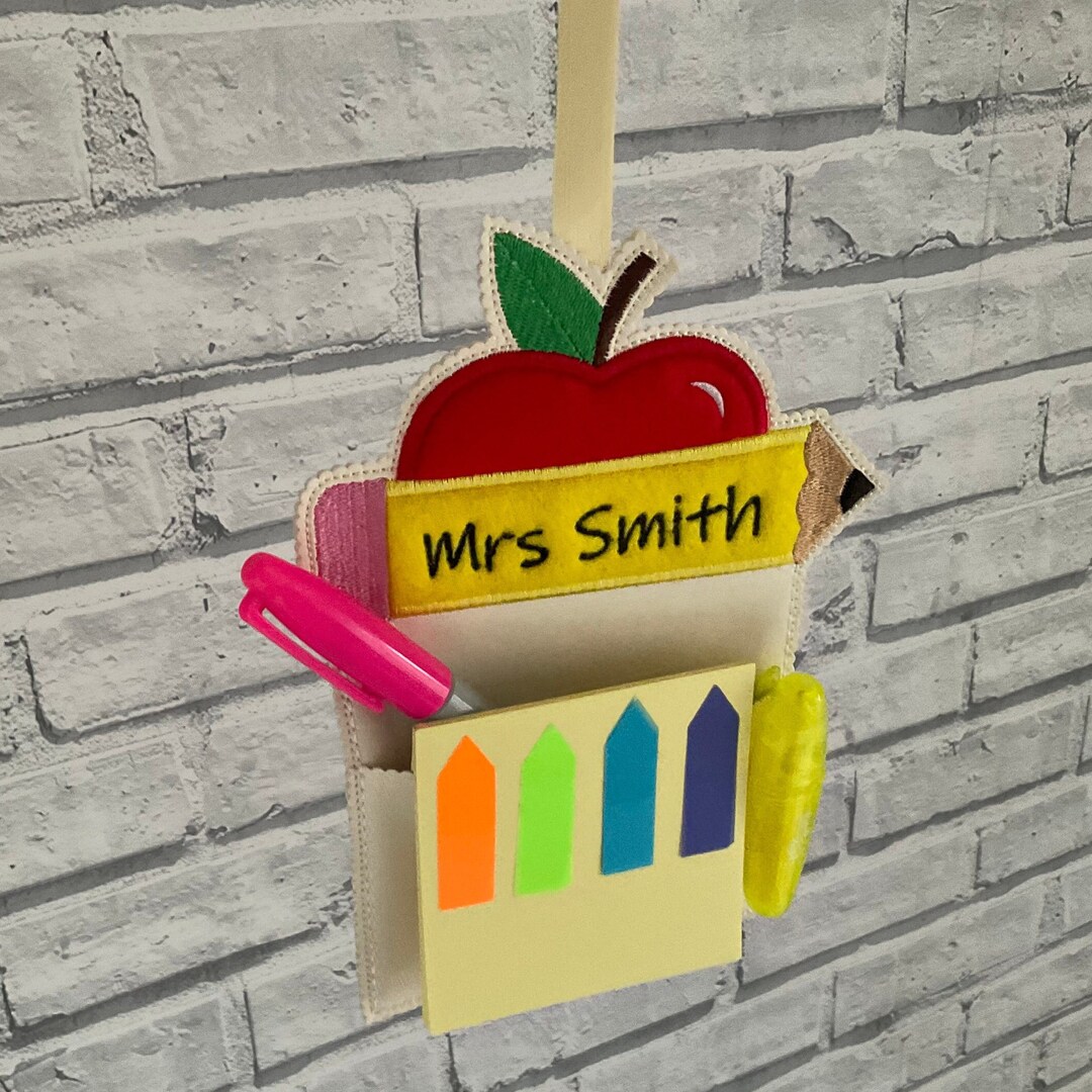 Sticky Notes Holder Personalised Name Teacher Gift - Etsy