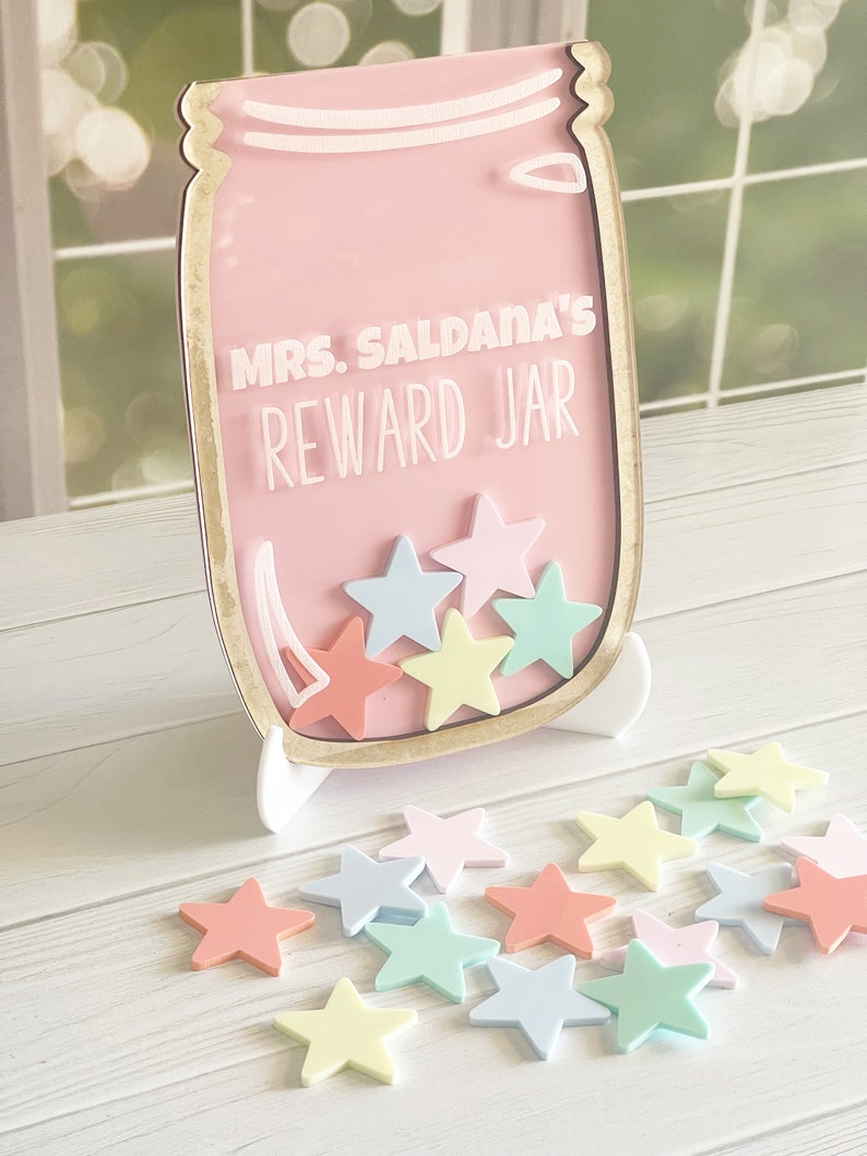 Teacher Reward Jar Small & Large Options for Classroom Management ...