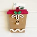 Christmas Coffee Cup Gift Card Holder Snowmen, Reindeer, Gingerbread ...