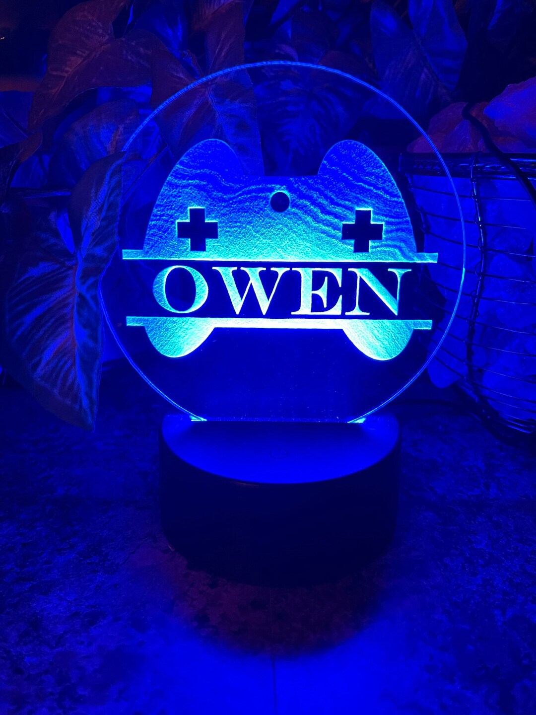 Gaming Light Controller Personalized -game PC Gamer Night Light - Room ...