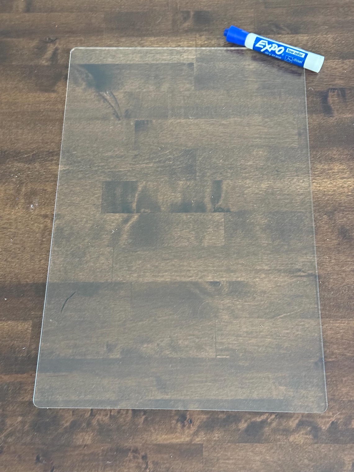Clear Acrylic Dry Erase Board | 11x17 Reusable Transparent Writing ...
