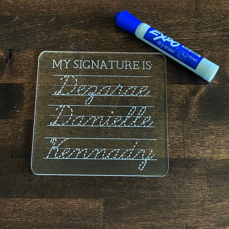 Signature Mat - Etsy