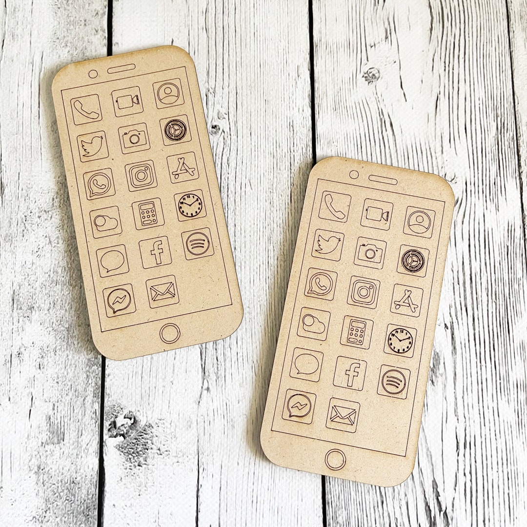 Wooden Toy iPhone for Kids - Pretend Play - Smart Phone Educational ...