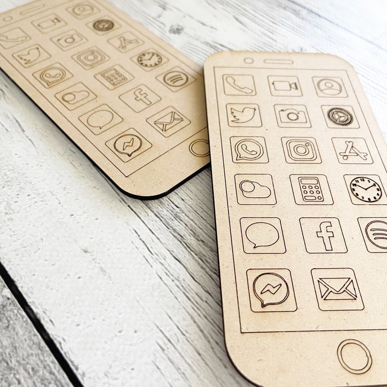 Wooden Toy Iphone for Kids Pretend Play Smart Phone - Etsy