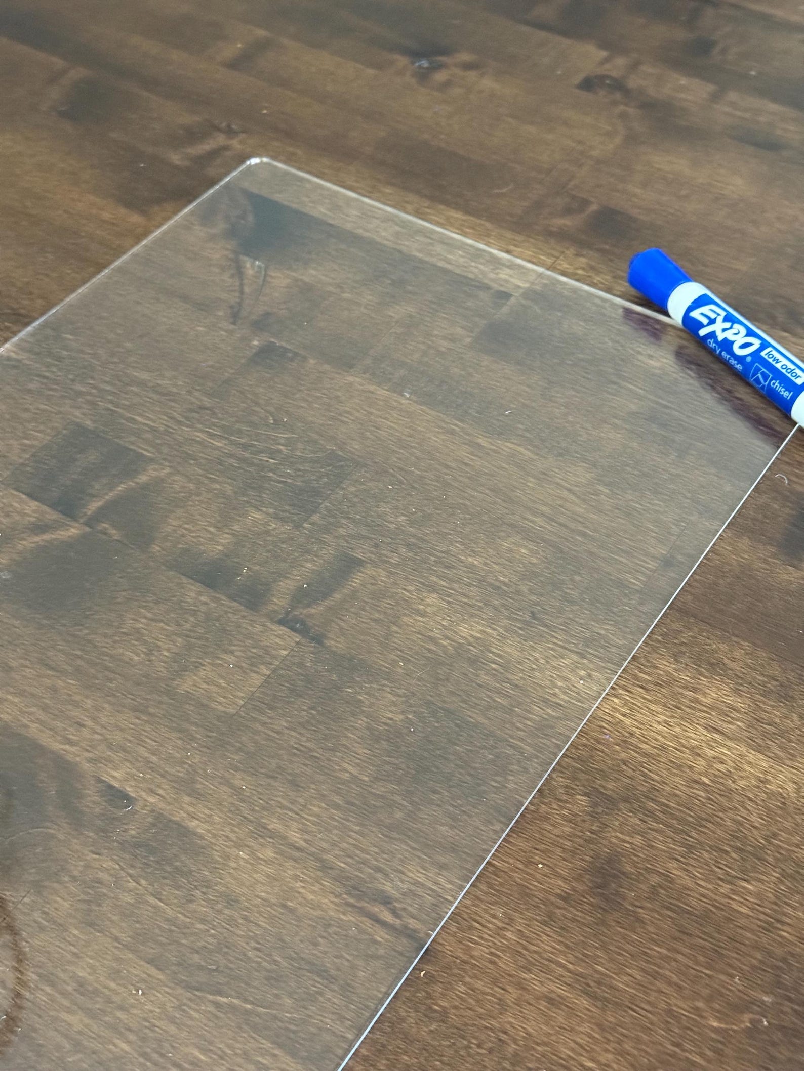Clear Acrylic Dry Erase Board | 11x17 Reusable Transparent Writing ...