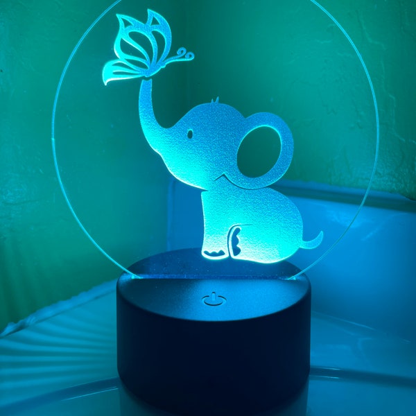 Elephant Light - Etsy