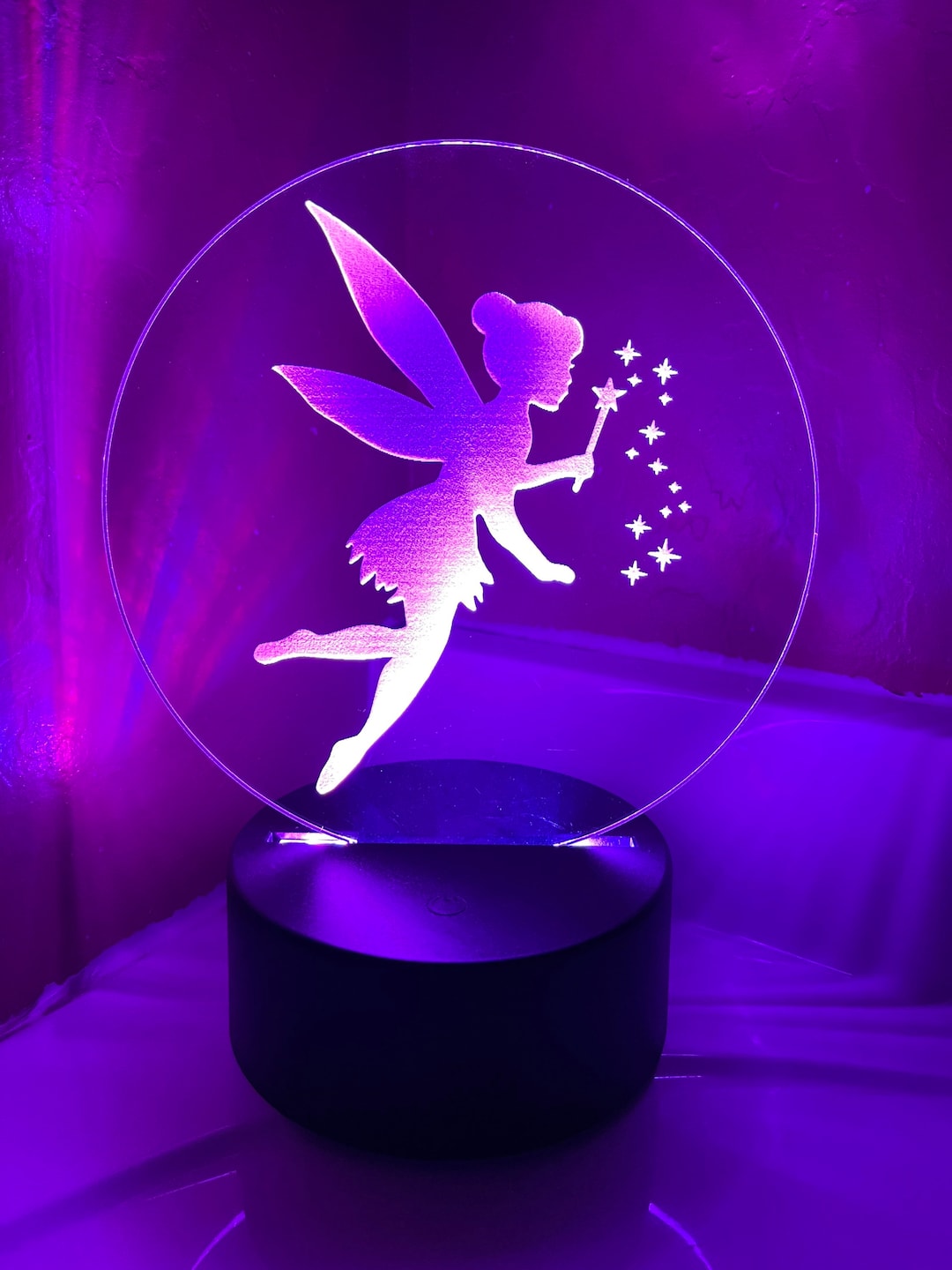 Fairy LED Light Nightlight Desk Lamp Decor Magical Girls Bedroom - Etsy
