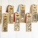 Adventure Wood Bookmarks With Tassels - Set of 8 - Mountains Explore ...