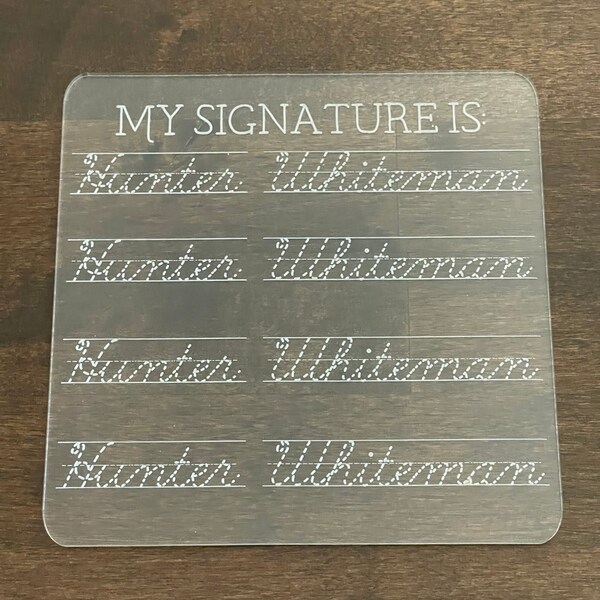 Signature Mat - Etsy