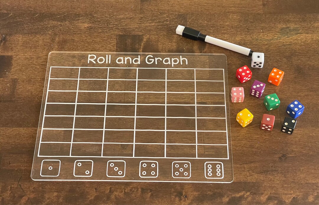 Roll and Graph Math Game for Elementary Teachers & Children ...