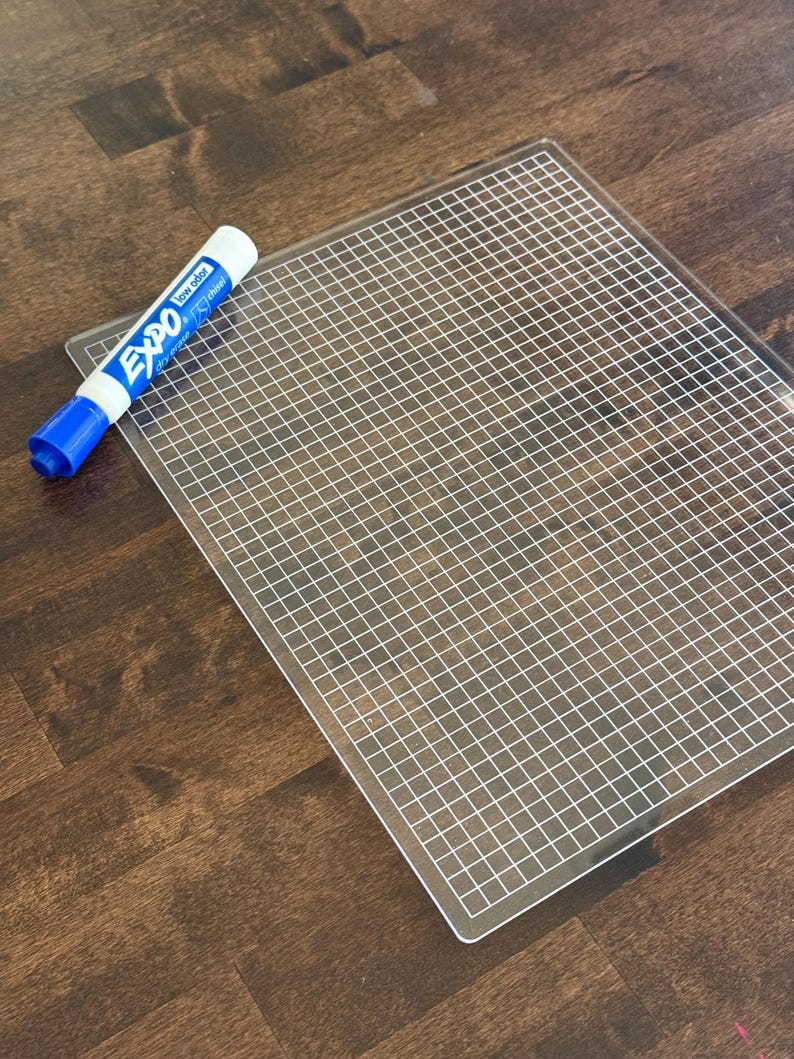 Graph Paper Dry Erase Board for School Age Students - 1/4 .25 Inch ...