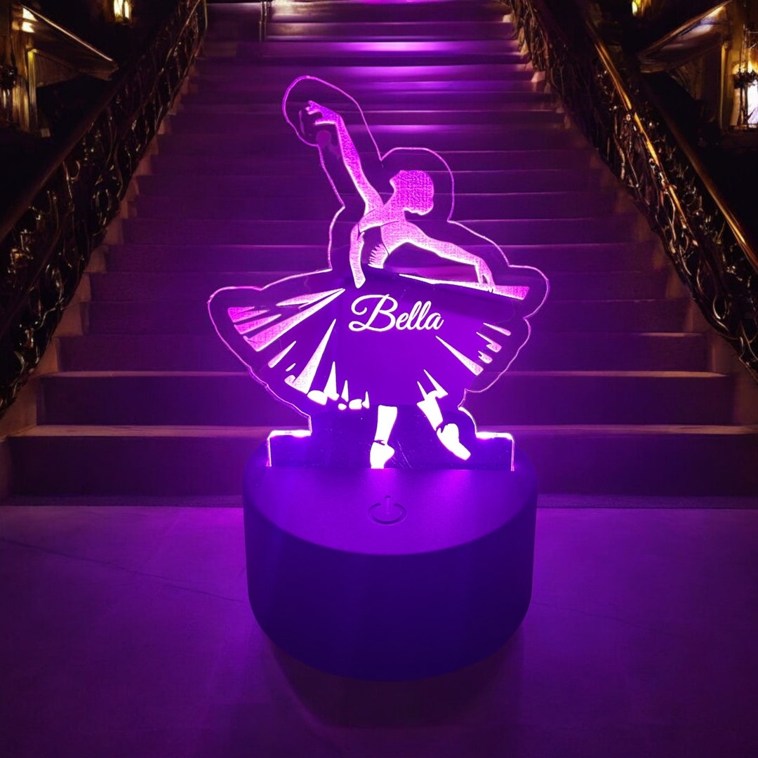 Ballet Dancer Ballerina LED Night Light Lamp for Kids and Adults ...