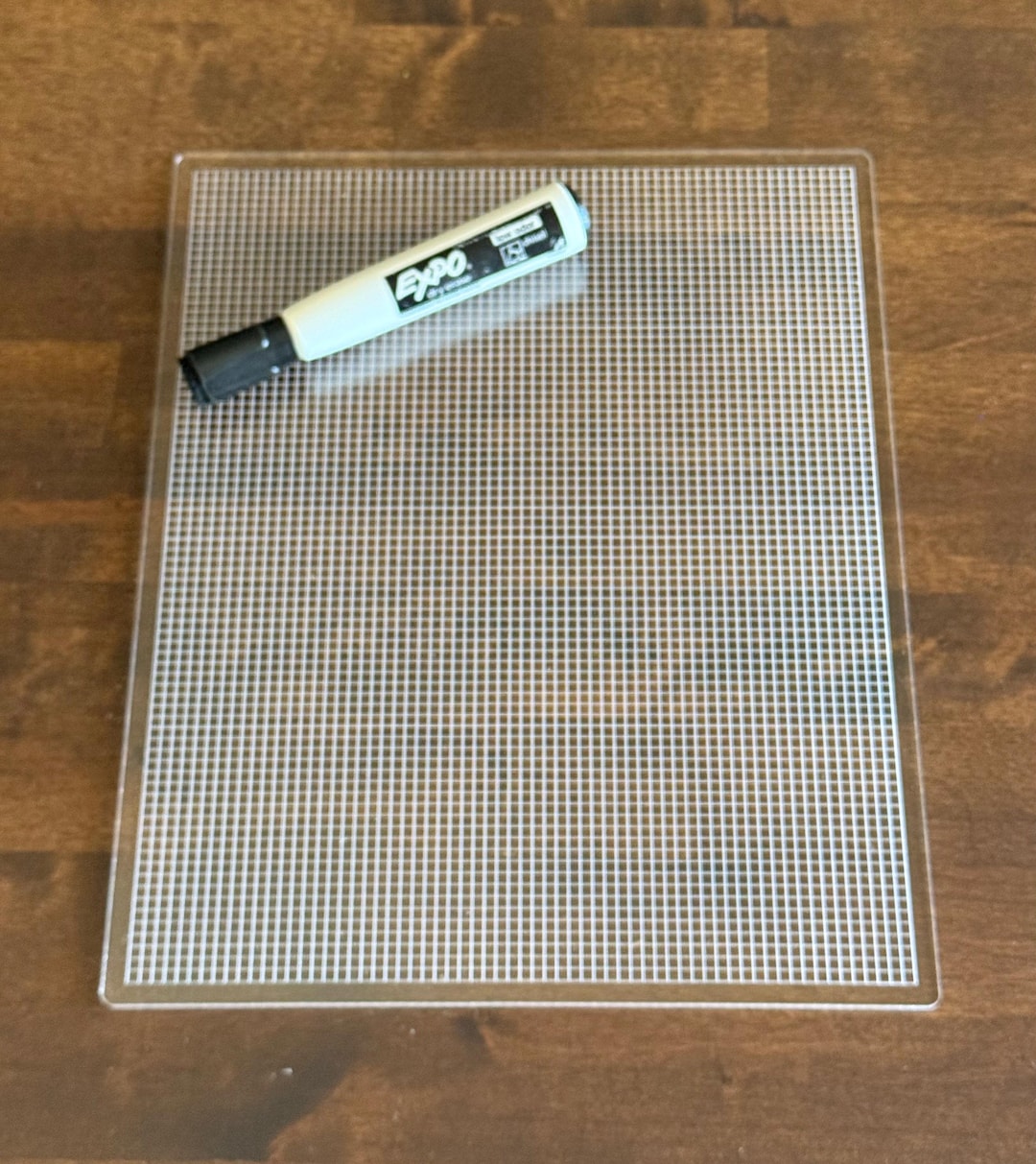 Graph Paper Dry Erase Board for School Age Students - Small Boxes 1/8 ...