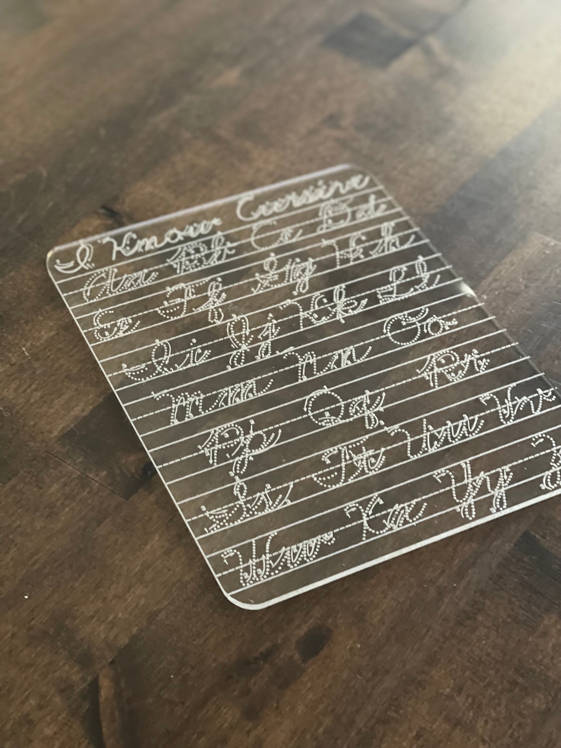Cursive Letter Board With Arrow Directions - Learning to Write - School ...