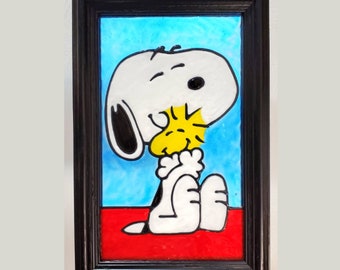 Snoopy Window Art - Etsy