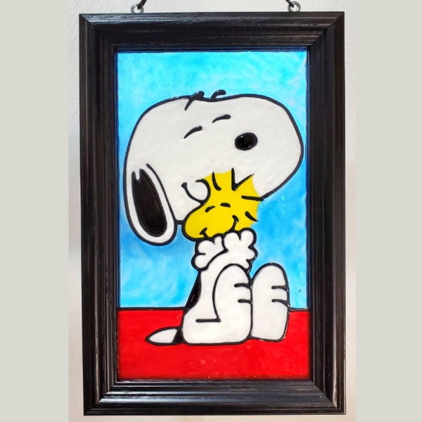 Snoopy Stained Glass - Etsy