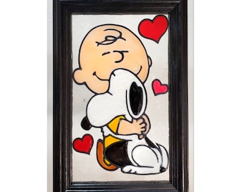 Snoopy Stained Glass - Etsy