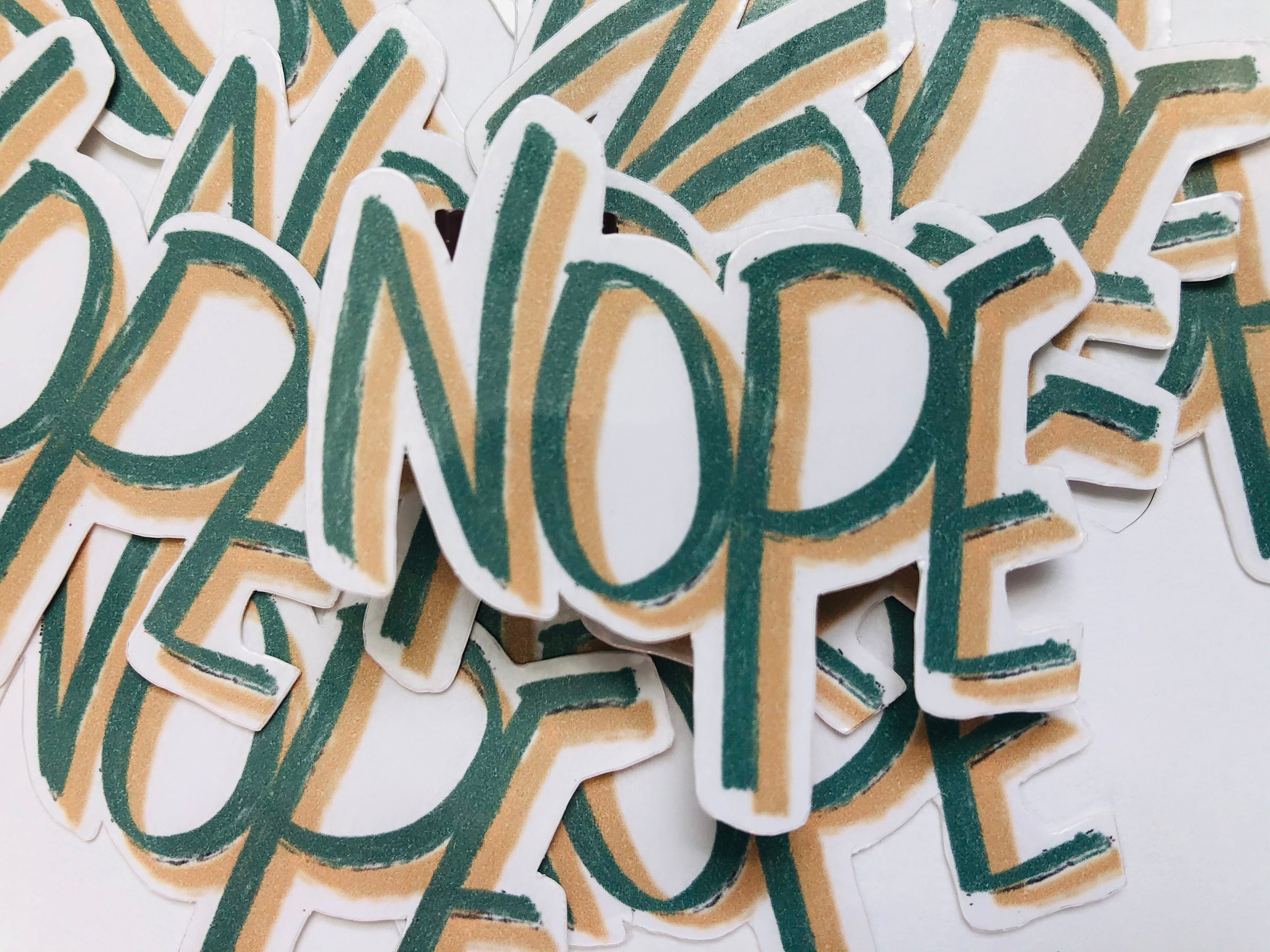 Nope Sticker - Etsy