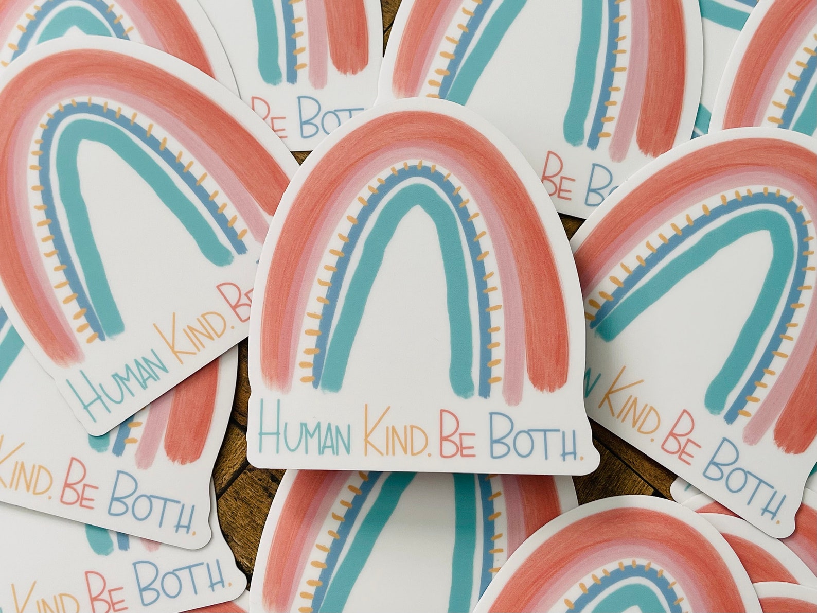 Human Kind. Be Both. Sticker - Etsy