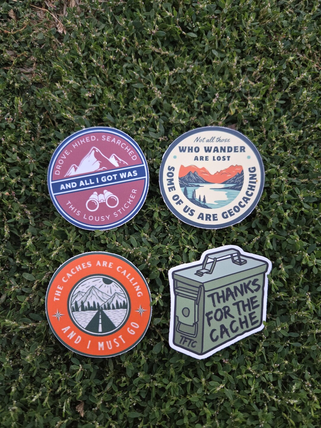 Geocaching Stickers - 2.5" Vinyl Sticker Pack - Weatherproof Stickers ...