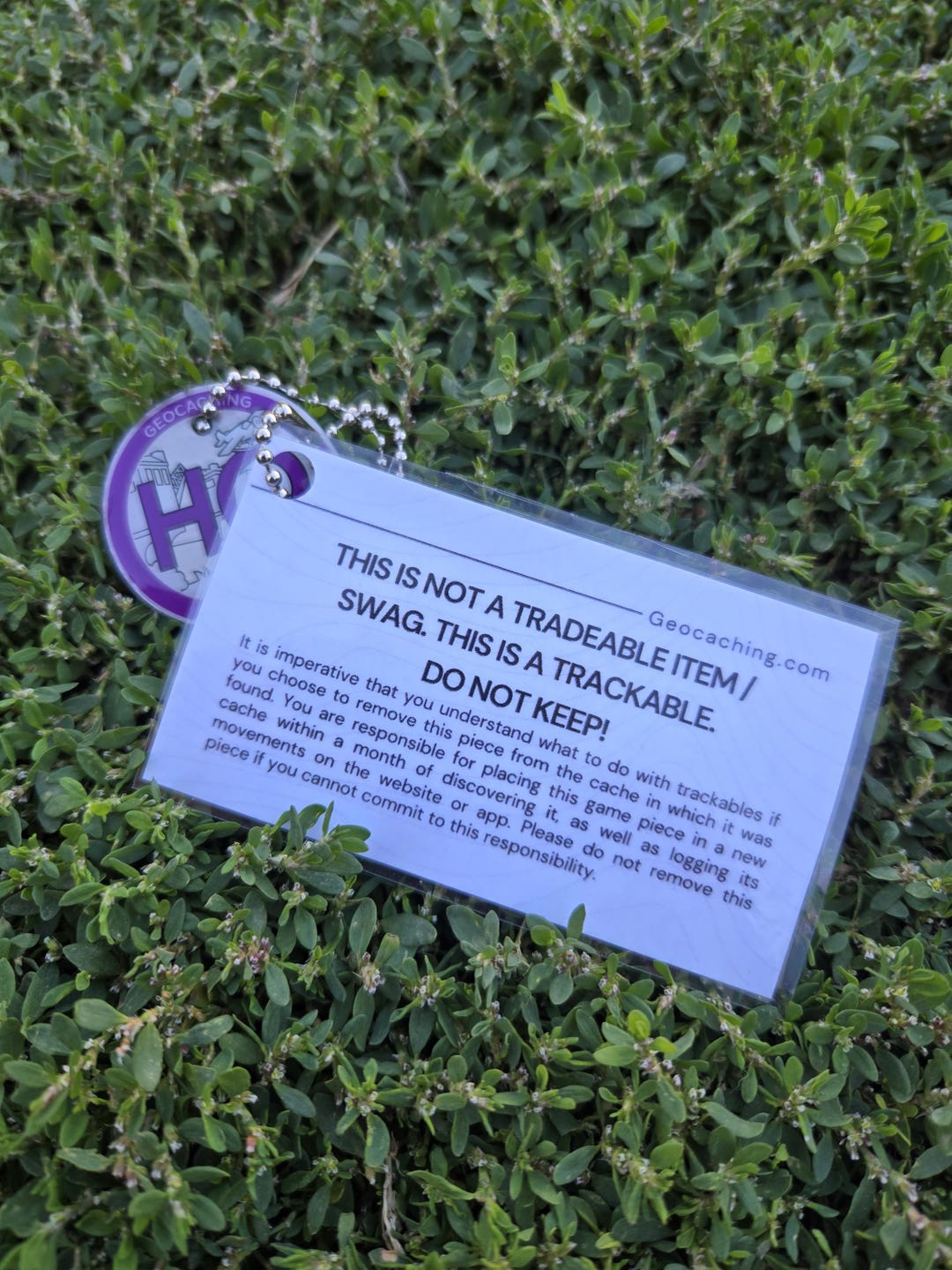 Geocaching Trackable Card - Keep Trackables Safe - Geocaching Supplies ...