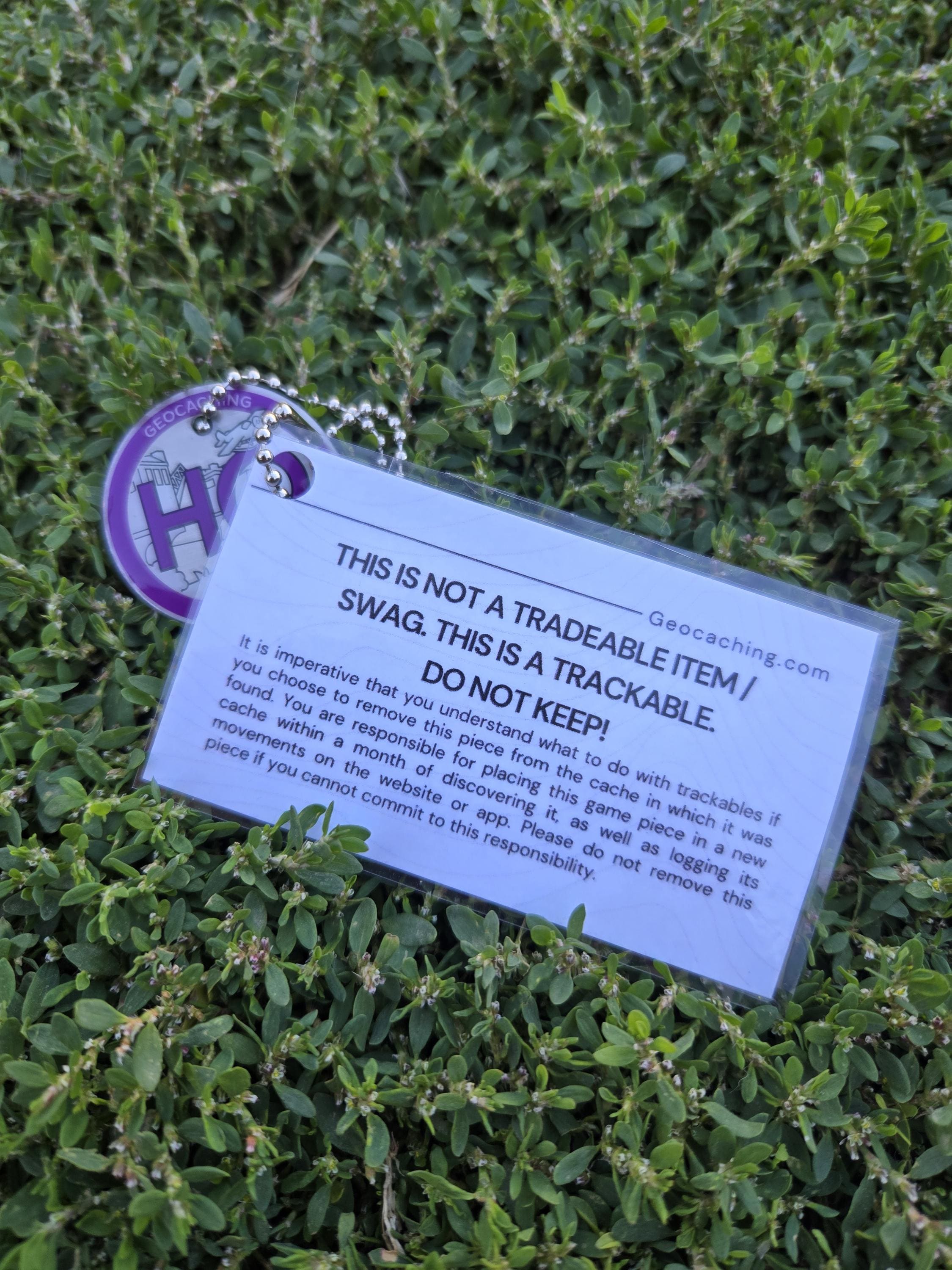 Geocaching Trackable Card - Keep Trackables Safe - Geocaching Supplies ...