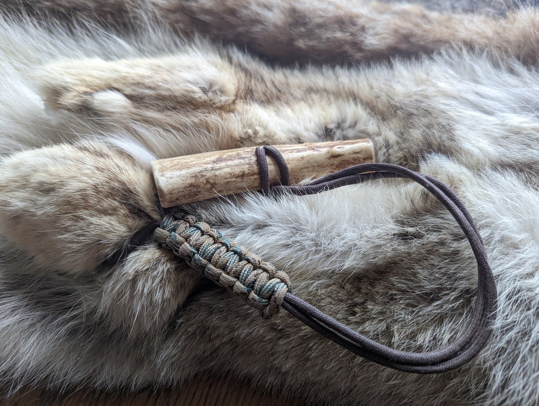 Hunting Drag Tote – Handmade Paracord Coyote/deer Hauler With Antler ...