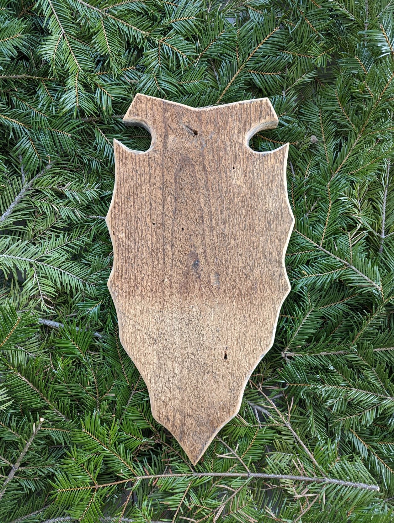 LARGE Skull Mount board Only European Mount Barnwood Arrowhead - Etsy