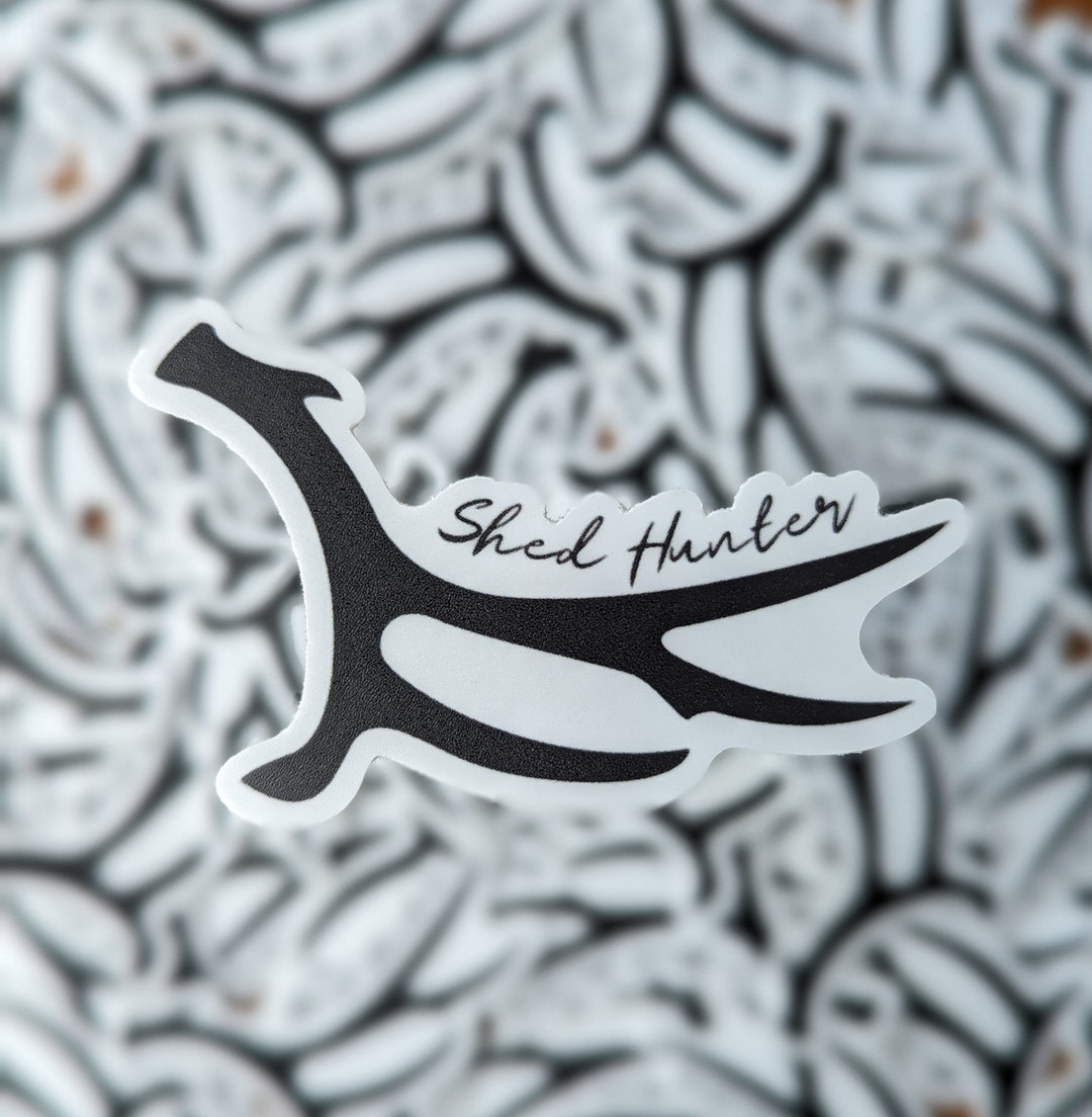Shed Hunter 2.5" Vinyl Sticker Weatherproof Hunting Stickers Buck Mule ...