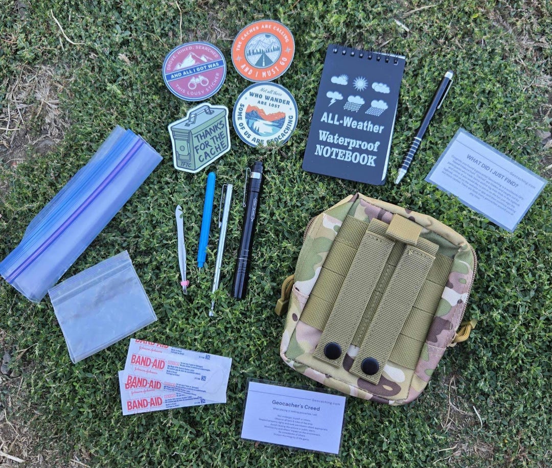 Geocache Kit - Everything You Need! Field Kit for Geocachers - Geocache ...