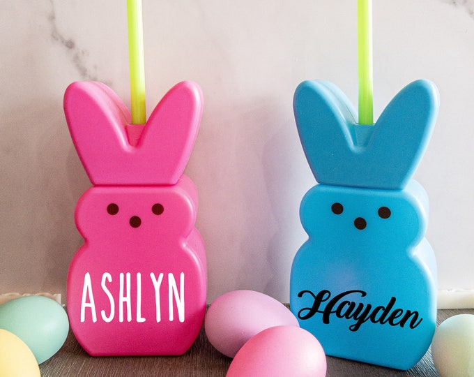 Kids Easter Cup, Customized Easter Cup, Bunny Cup, Pastel Easter Cup ...