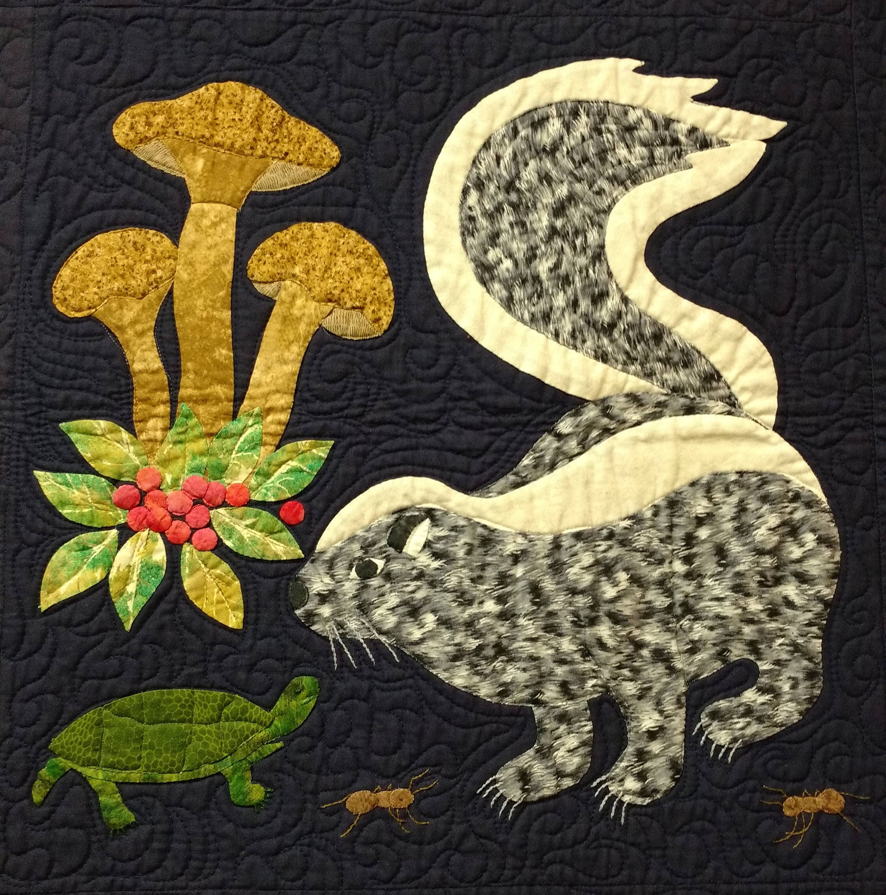 Woodland Creatures Collector Series #5 Skunk Pattern by Rosemary Makhan ...