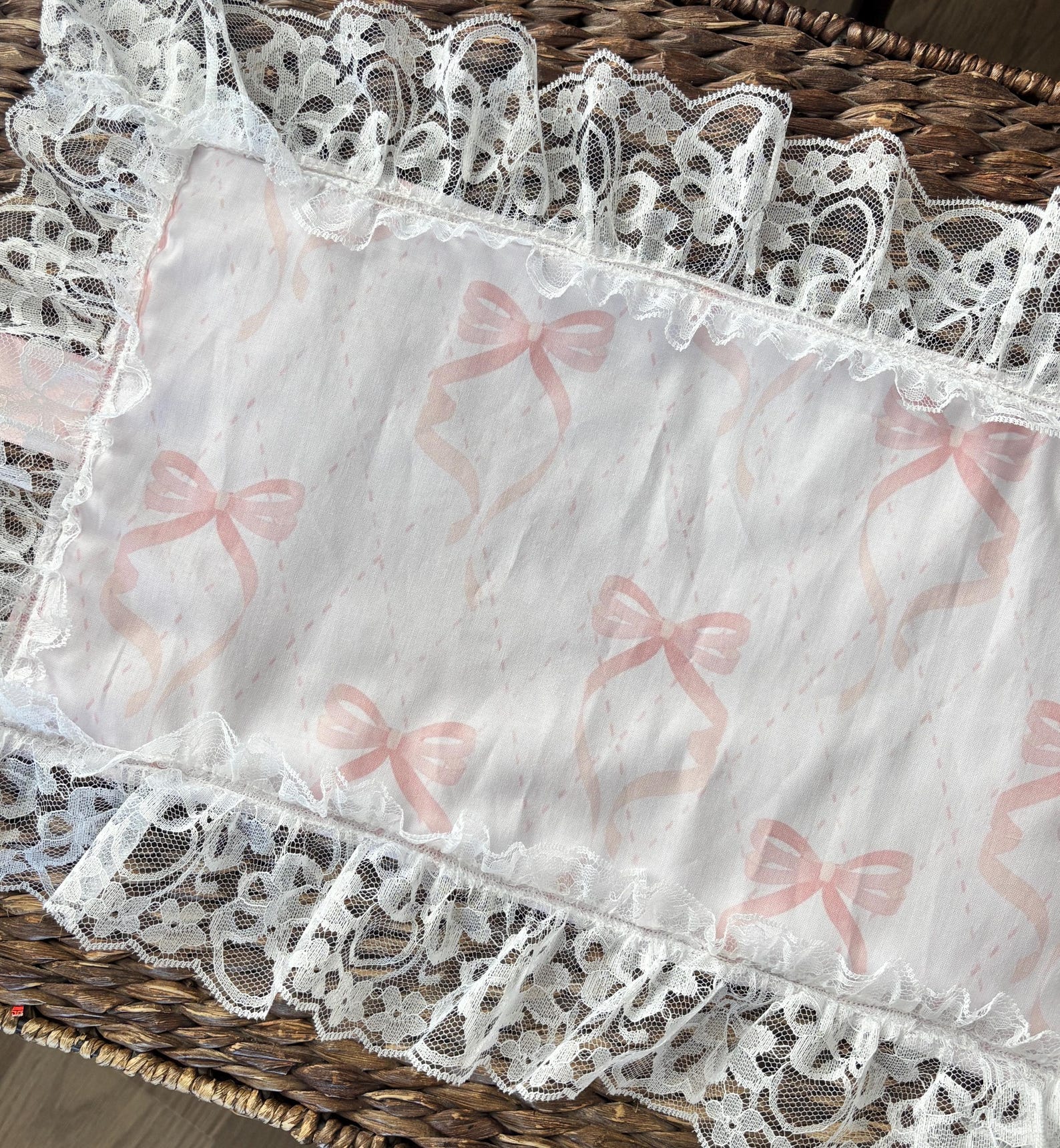 Frilly Bible Cover, Shabby Chic Pink Ribbon & Lace Scripture Case - Etsy