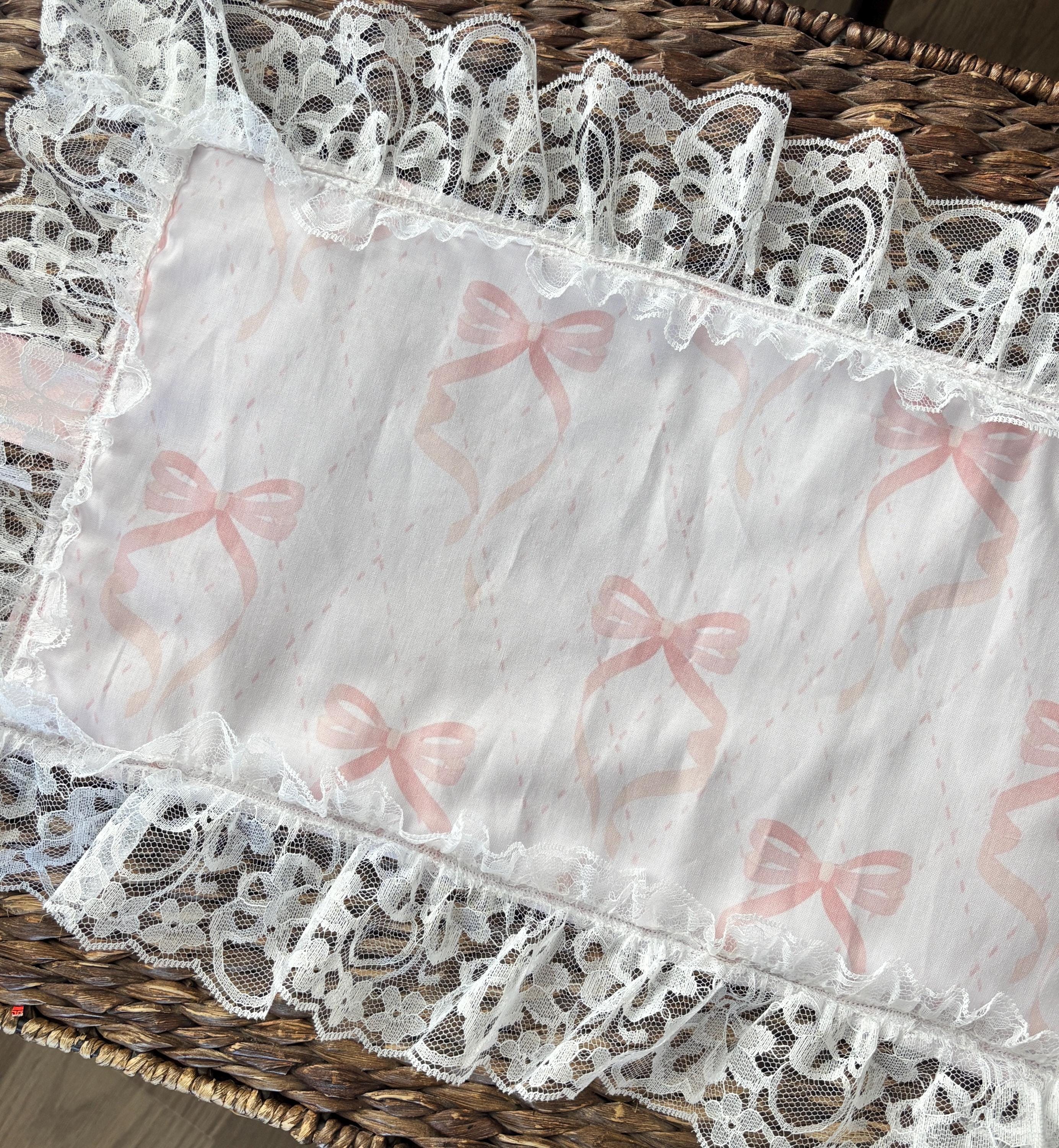 Frilly Bible Cover, Shabby Chic Pink Ribbon & Lace Scripture Case - Etsy
