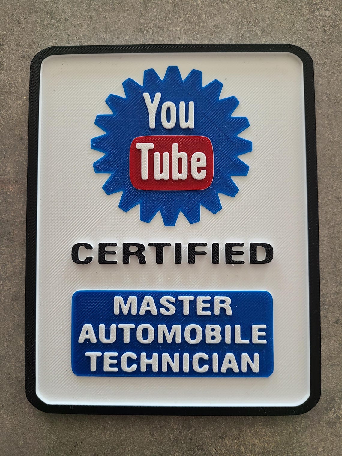 Certified Youtube Mechanic Sign - Etsy