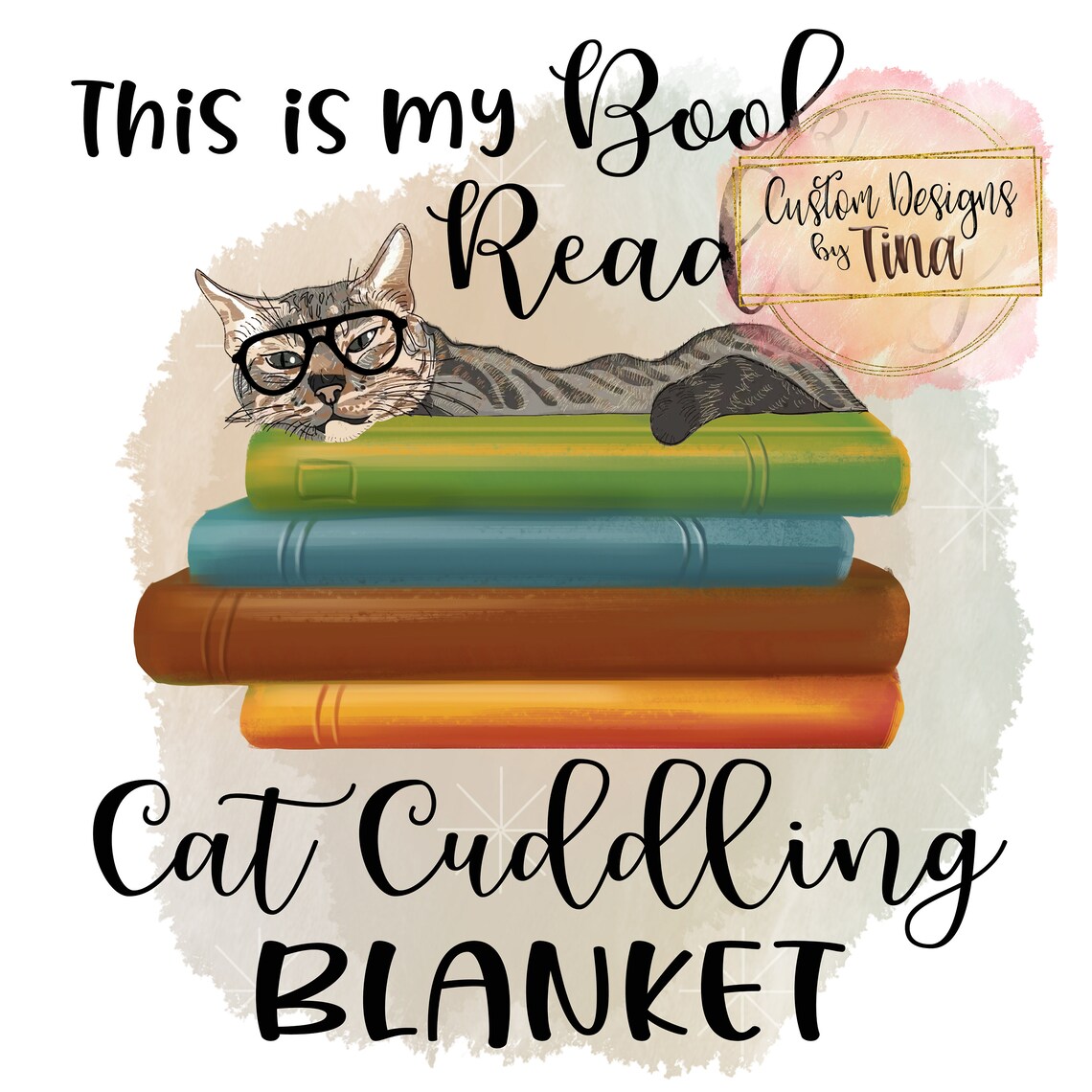 Book Reading Cat Cuddling Design Comes With Full Pillow | Etsy