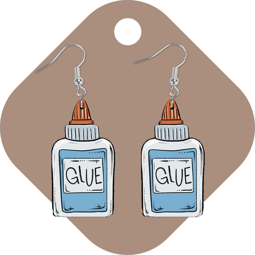 Cute Glue Bottle Teacher School Art Crafts Instant Download Digital ...