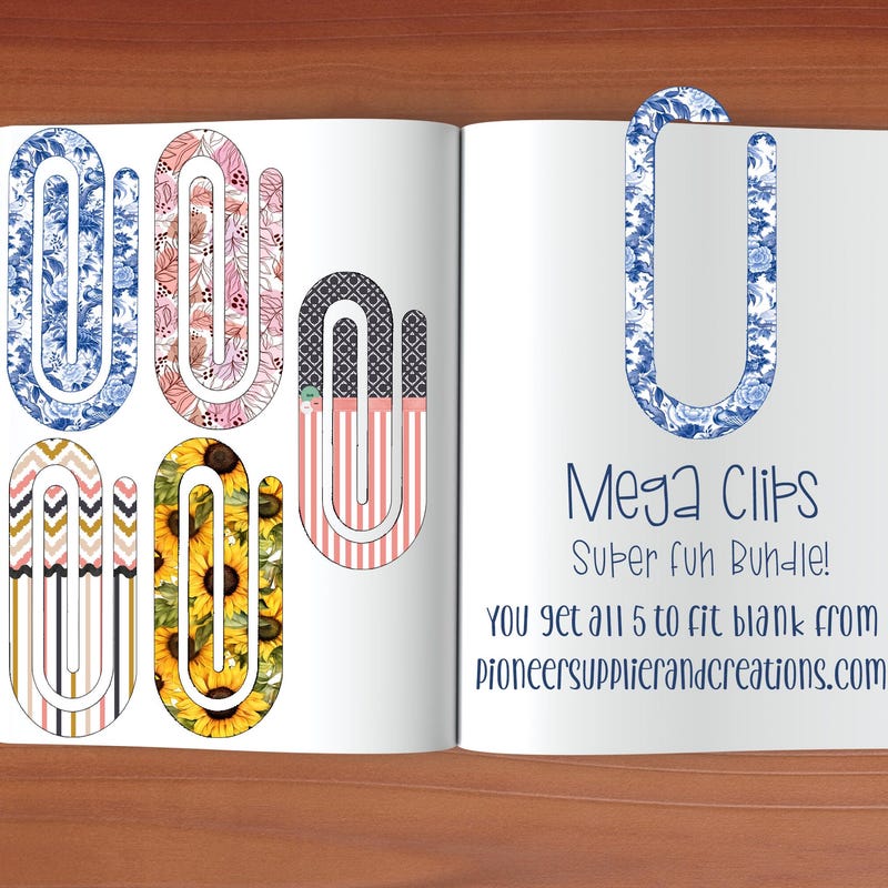 Paper Clip Bookmark - Etsy