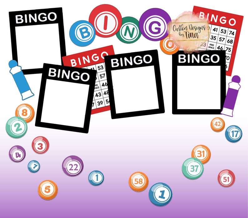 Bingo Tumbler Has 4 Photo Frames and Comes in 4 Fade Colors | Etsy