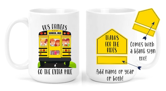 School Bus Driver Bus Monitor Mug or Any Transparent - Etsy