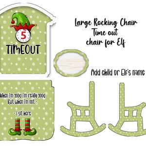Elf Time Out Chair Large Rocking Chair Comes With Hanging Sign to Add ...