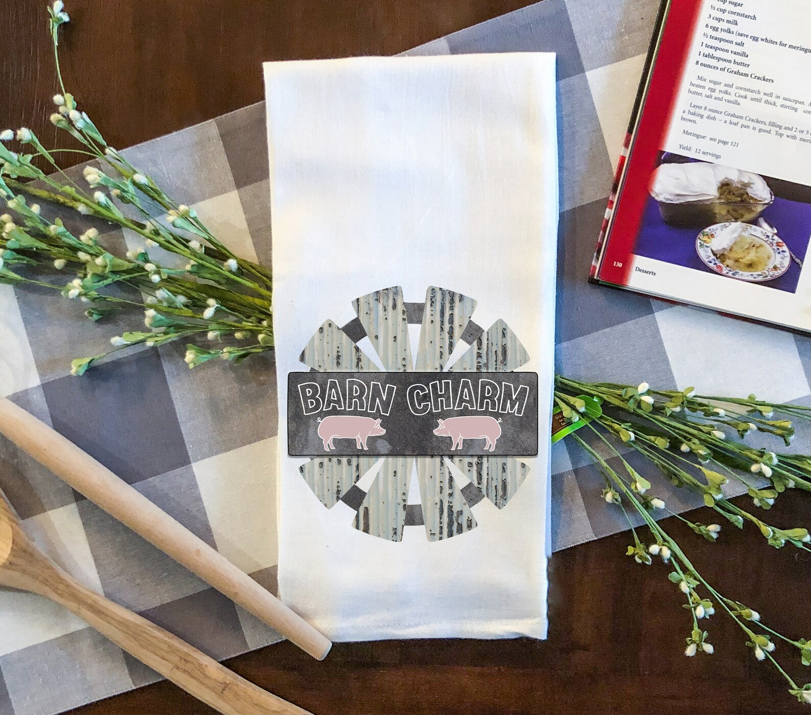 Farm Charm and Barn Charm - 2 Instant Download Digital Design for ...