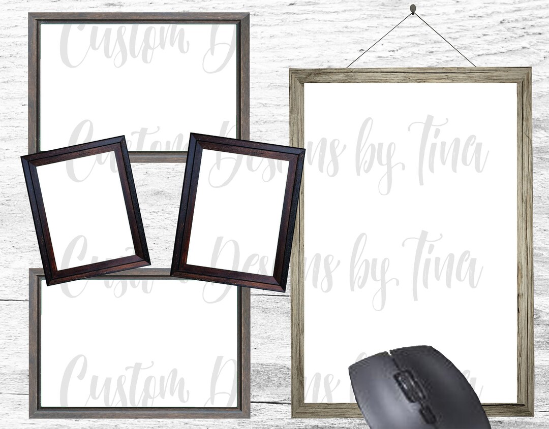 Cute Mouse Pad Frames Transparent for Pictures Digital Sublimation ...