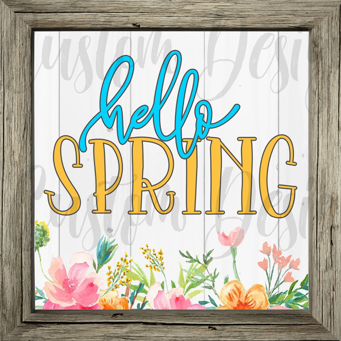 Spring Bundle of Square Designs for Spring Decor With 1 Bonus - Etsy