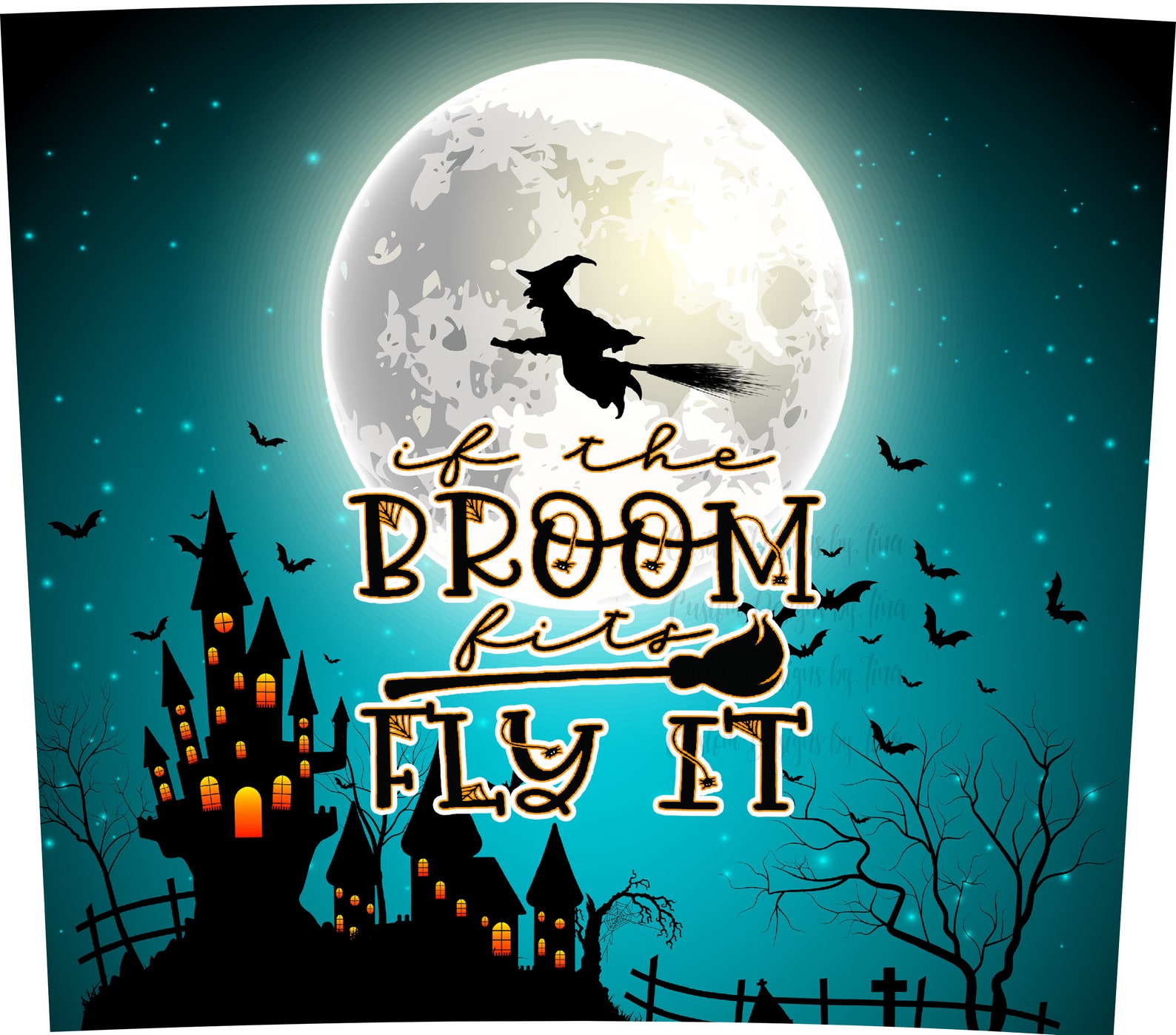 If the Broom Fits Fly It Instant Download Digital Design | Etsy