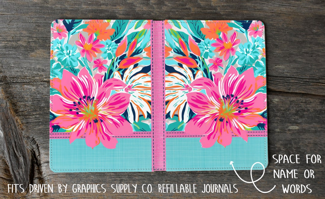 Beautiful Flower Journal Cover Room to Personalize Instant Download ...