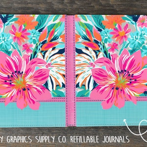 Beautiful Flower Journal Cover Room to Personalize Instant Download ...