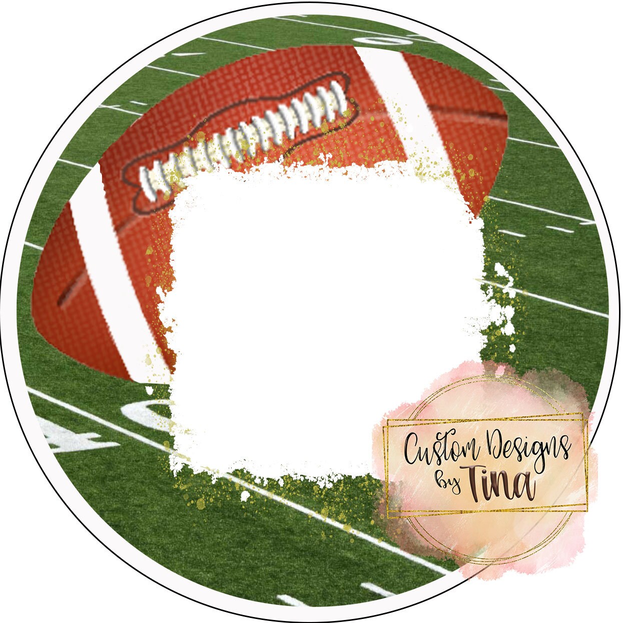 Photo Sports Ornament Fits Any Round Add Photo Choice of 5 Sport Frames ...